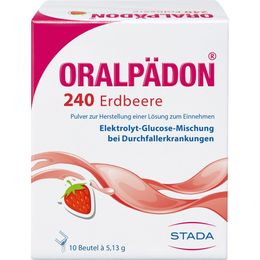 STADA Oralp&auml;don 240 Erdbeere Btl. Pulver 10 St