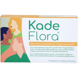 DR. KADE Kadeflora Milchs&auml;urebakterien Vaginalkapseln 6 St
