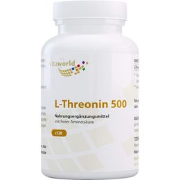 vitaworld L-THREONIN 500 mg Kapseln 120 St