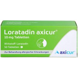 Loratadin axicur 10 mg Tabletten 50 St