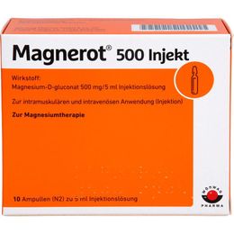 WÖRWAG PHARMA Magnerot 500 Injekt Ampullen 10X5 ml