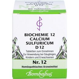 Bombastus Biochemie 12 Calcium sulfuricum D 12 Tabletten 80 St