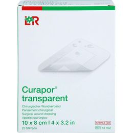 Lohmann & Rauscher Curapor Wundverband steril transparent 8x10 cm 25 St