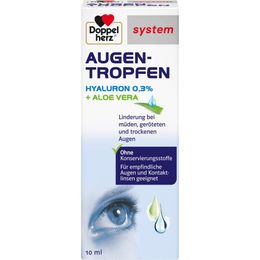 Queisser Doppelherz Augen-Tropfen Hyaluron 0,3% system 10 ml