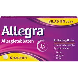 Allegra Allergietabletten 20 MG Tabletten 6 St