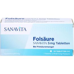 Fols&auml;ure Sanavita 5 mg Tabletten 20 St