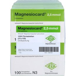 Verla-Pharm Arzneimittel GmbH & Co. KG Magnesiocard 2,5 mmol Filmtabletten 10X100 St