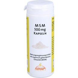 Allpharm Msm 500 mg Kapseln 100 St