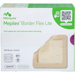 Avitamed Mepilex Border Flex Lite Schaumverband 10x10 cm 5 St
