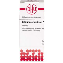 DHU-Arzneimittel Lithium Carbonicum D 6 Tabletten 80 St