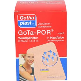 GOTA-POR Wundpflaster 5x7,2 cm steril hautfarben 50 St