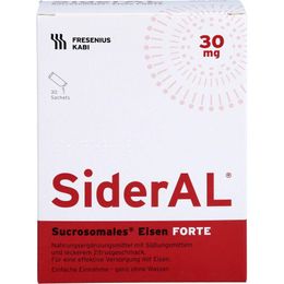 Fresenius SiderAL Eisen Forte 30mg Zitrus bei erh&ouml;htem Eisenbedarf 30 St