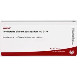 WALA Membrana sinuum paransalium Gl D 30 Ampullen 10X1 ml