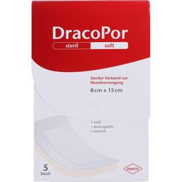 Dracopor Wundverband 8x15 cm steril 5 St