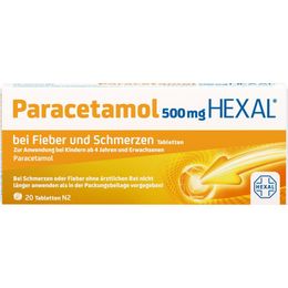 HEXAL® Paracetamol 500 mg Hexal b.Fieber u.Schmerzen Tab. 20 St