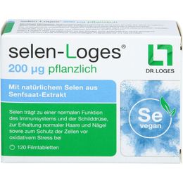 Dr. Loges + Co. GmbH SELEN-LOGES 200 &mu;g pflanzlich Filmtabletten 120 St