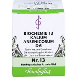 Bombastus Biochemie 13 Kalium arsenicosum D 6 Tabletten 80 St