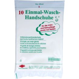 B&uuml;ttner-Frank Waschhandschuhe Einmal 10 St