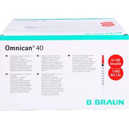 B.Braun Omnican Insulinspr.1 ml U40 m.Kan.0,30x8 mm einz. 100X1 St