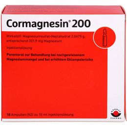 W&Ouml;RWAG PHARMA Cormagnesin 200 Ampullen 10X10 ml