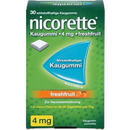 EMRA-MED Arzneimittel GmbH Nicorette Kaugummi 4 mg freshfruit 30 St