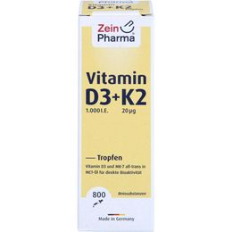 Vitamin D3+K2 MK-7 Tropfen z.Einnehmen hochdosiert 25 ml