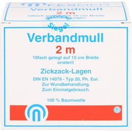 Verbandmull 2x1 m zickzack Bw 20/100 unsteril 1 St
