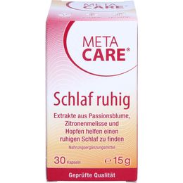 INSTITUT ALLERGOSAN Deutschland (privat) GmbH META-CARE Schlaf ruhig Kapseln 30 St