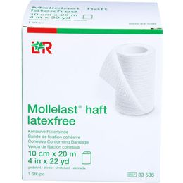 Lohmann & Rauscher Mollelast haft Binden latexfrei 10 cmx20 m wei&szlig; 1 St