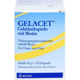 ALMIRALL HERMAL Gelacet Gelatinekapseln mit Biotin 120 St