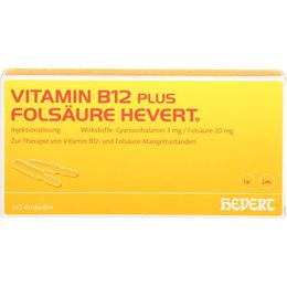 Vitamin B12 Plus Fols&auml;ure Hevert a 2 ml Ampullen 2X5X2 ml