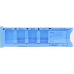 1001 Artikel Medical Tablettenbox 1 Tag 4-F&auml;cher 1 St