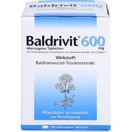 Baldrivit 600 mg &uuml;berzogene Tabletten 100 St