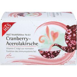 H&S Cranberry-Acerolakirsche mit Vitamin C Fbtl. 20X2.8 g