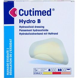 BSN Cutimed Hydro B Hydrok.Ver.10x10 cm m.Haftr. 5 St