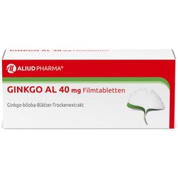 ALIUD Ginkgo Al 40 mg Filmtabletten bei altersbedingten Gedächtniseinbußen mit leichter Demenz 30 St