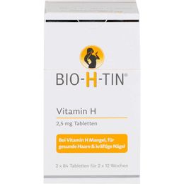 BIO-H-TIN Vitamin H 2,5 mg f&uuml;r 2x12 Wochen Tabl. 2X84 St