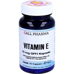 Hecht-Pharma Vitamin E 15 mg Gph Kapseln 60 St