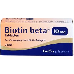 betapharm Biotin Beta 10 mg Tabletten 20 St