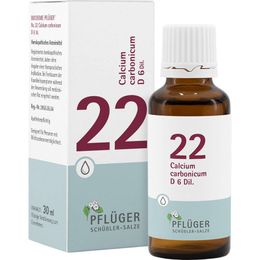 Pfl&uuml;ger&reg; Biochemie Pfl&uuml;ger 22 Calcium carbonicum D 6 Tropf. 30 ml