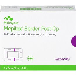 ToRa Pharma Mepilex Border Post-OP Verband haftend 6x8 cm 10 St