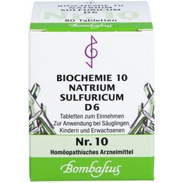 Bombastus Biochemie 10 Natrium sulfuricum D 6 Tabletten 80 St