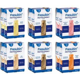 Fresenius Fresubin Protein Energy Drink Mischkarton Trinkflasche Trinknahrung 6X4X200 ml