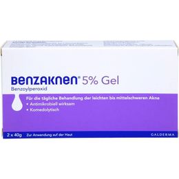 Galderma Benzaknen 5% Gel 2X40 g