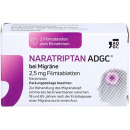 Naratriptan Adgc bei Migr&auml;ne 2,5 mg Filmtabletten 2 St