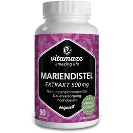 Vitamaze GmbH Mariendistel 500 mg Extrakt hochdosiert vegan Kps. 90 St