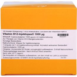 Pascoe Vitamin B12 Injektopas 1.000 &mu;g Injektionslsg. 100X1 ml