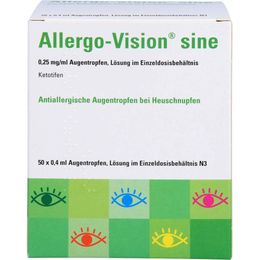 OmniVision GmbH ALLERGO-VISION sine 0,25 mg/ml At im Einzeldo.beh. 50X0.4 ml
