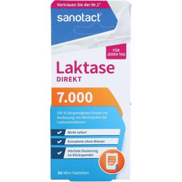 Sanotact Laktase 7.000 Fcc Mini-Tabletten 90 St