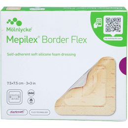 ToRa Pharma Mepilex Border Flex Schaumverb.haft.7,5x7,5 cm 5 St